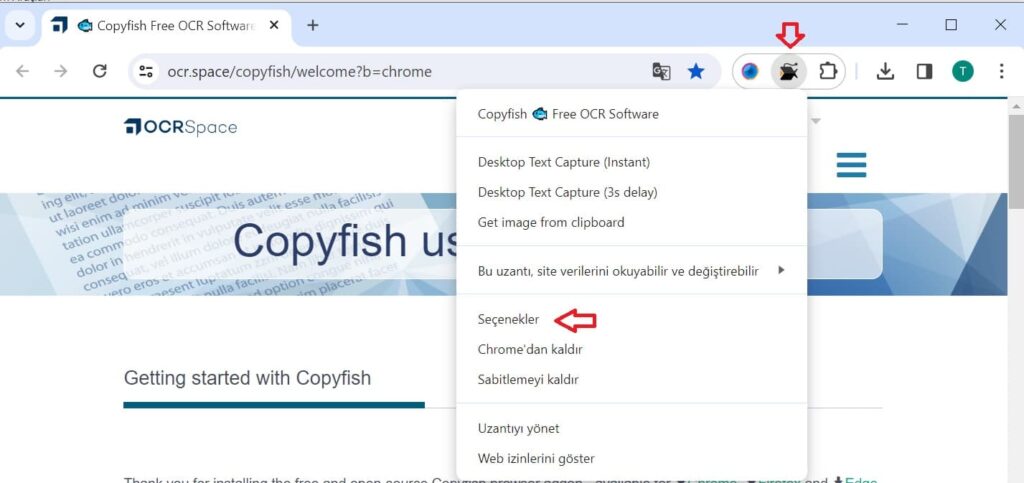 Copyfish Chrome Eklentisi ile Resimlerdeki Metinleri Anında Kopyala!